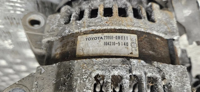 TOYOTA AURIS D-4D 2007 2.0 Alternatore Diesel 27060-0R011 Denso EUR 93 ...