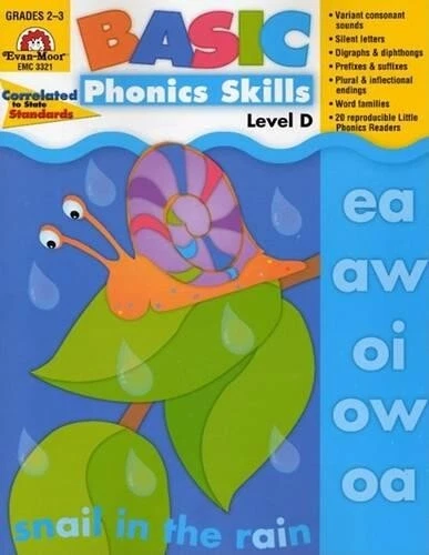 BASIC PHONICS SKILLS, Level D (Poche) Basic Phonics Skills EUR 36,28 ...
