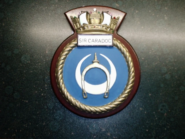 SHIPS CREST - Hms / Rfa Sir Caradoc £44.00 - PicClick UK