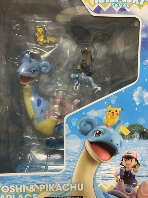 ASH KETCHUM SATOSHI Pikachu Lapras G.E.M. Series Pokemon Figure ...