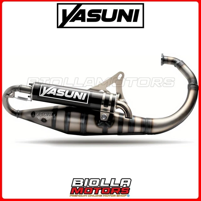 TUB317-2C MARMITTA YASUNI C10 Carbonio Yamaha Zuma Ii 50Cc Ac Omologata ...