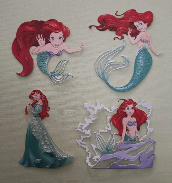 Disney Little Mermaid Craft Die Cut outs Set