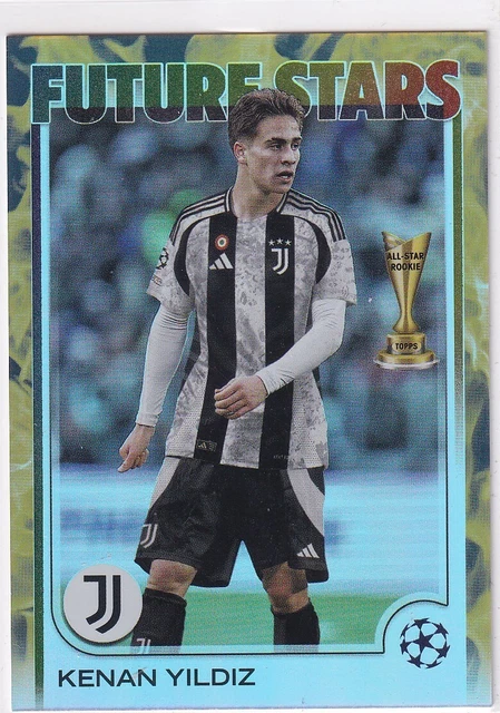 TOPPS CL CLUB Competition 2025 N º 59 Kenan Yildiz Oro Paralelo 29/50 ...