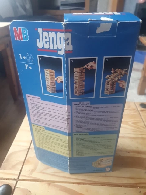 MB GAMES HASBRO Jenga 1996 Strategy Game - Complete - Boxed £8.50 ...