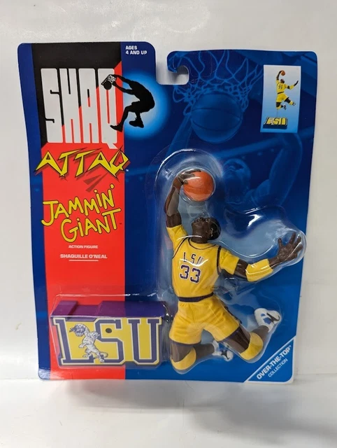 1993 KENNER SHAQ Attaq Jammin Giant Shaquille O'Neal LSU Actionfigur Neu in Verpackung neu EUR ...