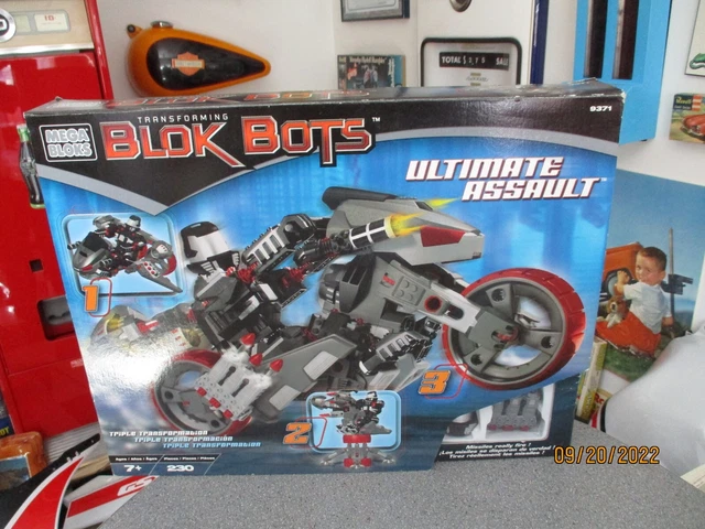 MEGA BLOKS 2002 TRANSFORMING BLOK BOTS ULTIMATE ASSAULT SET Sealed Ww ...