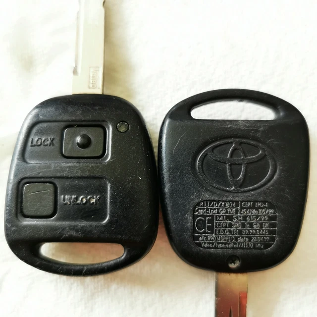 GENUINE OEM TOYOTA Valeo ValTX4 2 Button Remote Alarm Fob, Tested £24. ...