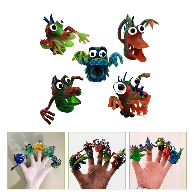 5 PCS FINGER Animal Cots Puppets Plaything Toy Kids Children’s Toys ...