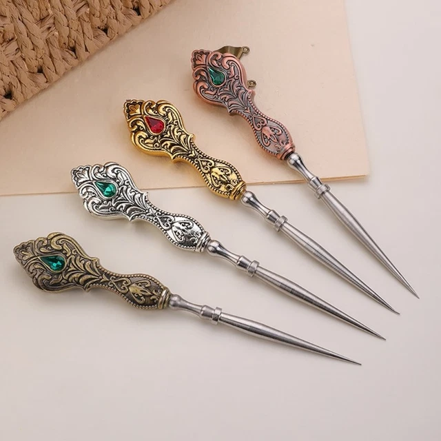 ANTIQUE SEWING AWL Stainless Steel Sewing Awl with Ergonomic Handle for ...