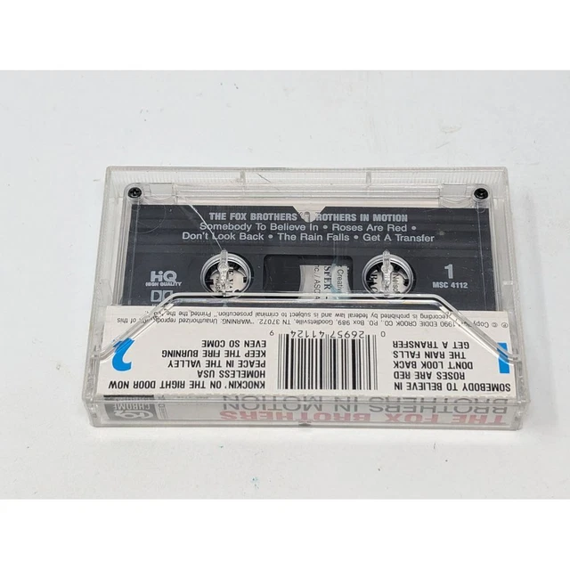 THE FOX BROTHERS In Motion Southern Gospel Cassette Tape 1990 Christian ...