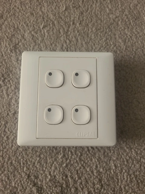 CLIPSAL C-BUS E2000 4 Gang Key Input White EUR 46,63 - PicClick IT