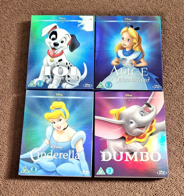 DISNEY CLASSICS: CINDERELLA, Dumbo, Alice In Wonderland, 101 Dalmatians ...
