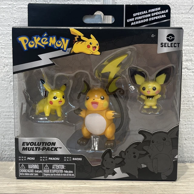 POKÉMON EVOLUTION MULTI-PACK Pichu Pikachu & Raichu NEW + Free Shipping ...