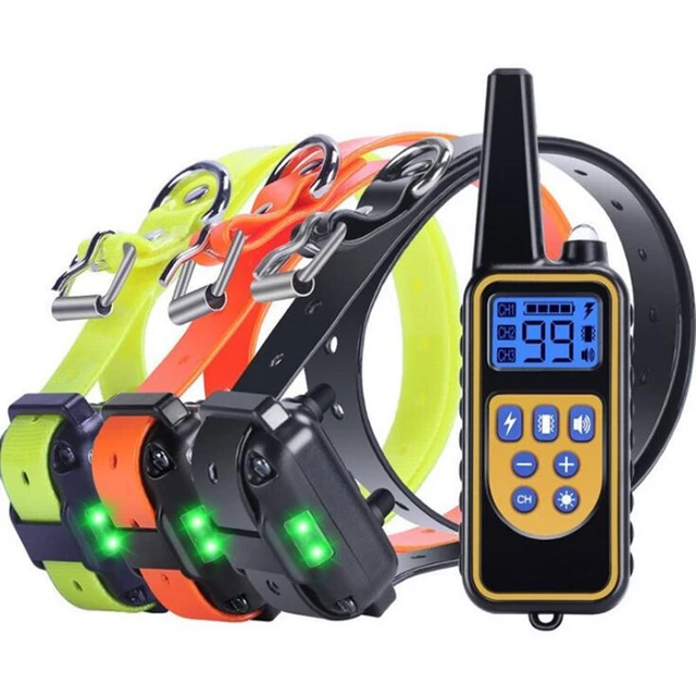 HUND BELLEN HALSBAND Anti Kragen Training Elektronische Schock EUR 34 ...