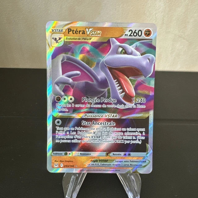 CARTE POKÉMON PTERA Vstar 093/196 Origine Perdue Eb11 FR NEUF EUR 1,00 ...