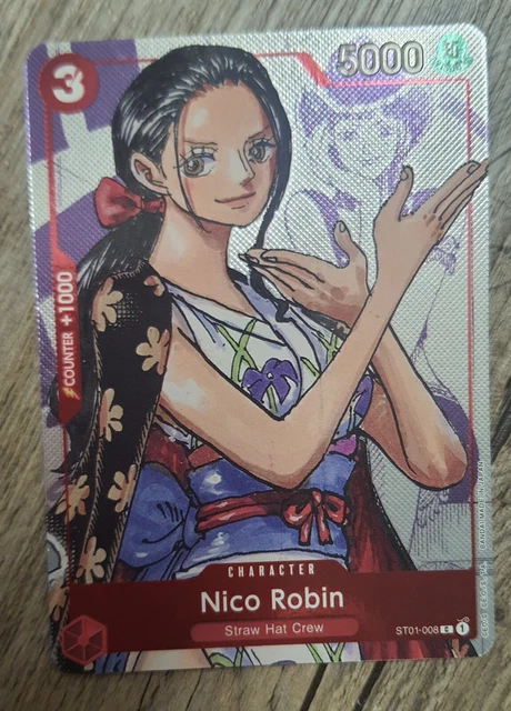 ONE PIECE CARD Game Nico Robin Foil ST01-008 C 25th Anniversary Edition Neuf EN EUR 13,90 ...