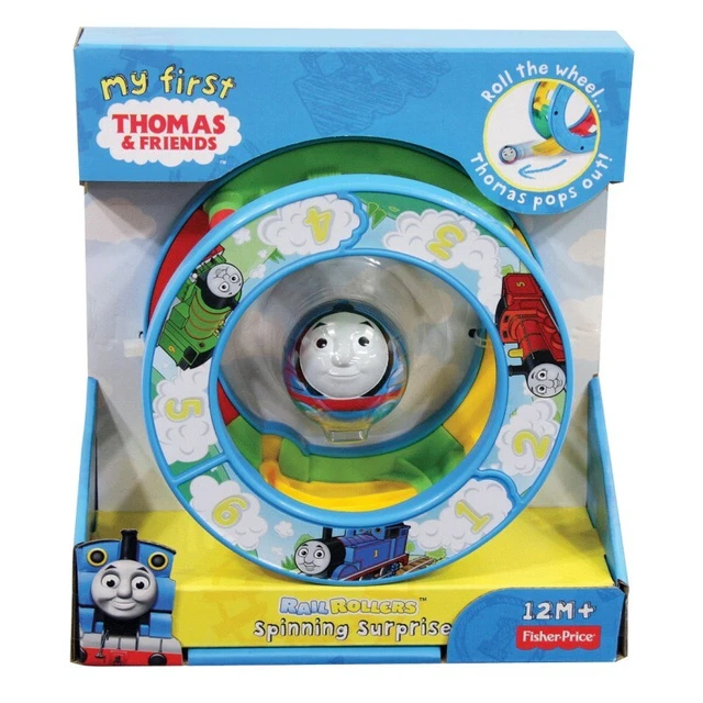 FISHER-PRICE MY FIRST Thomas & friends Rail Rollers Spinning Surprise ...