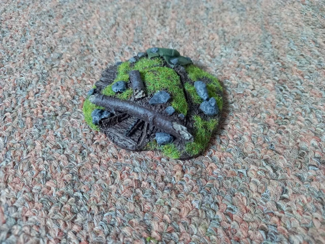 28MM WW2 MACHINE Gun Pit painted bolt resin action MG terrain scenery £ ...