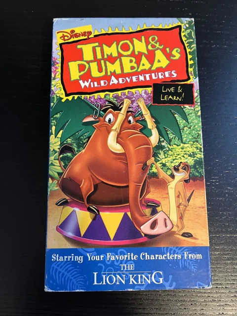 TIMON & PUMBAA'S Wild Adventures (VHS, Volume 5) Live and Learn $8.00 ...