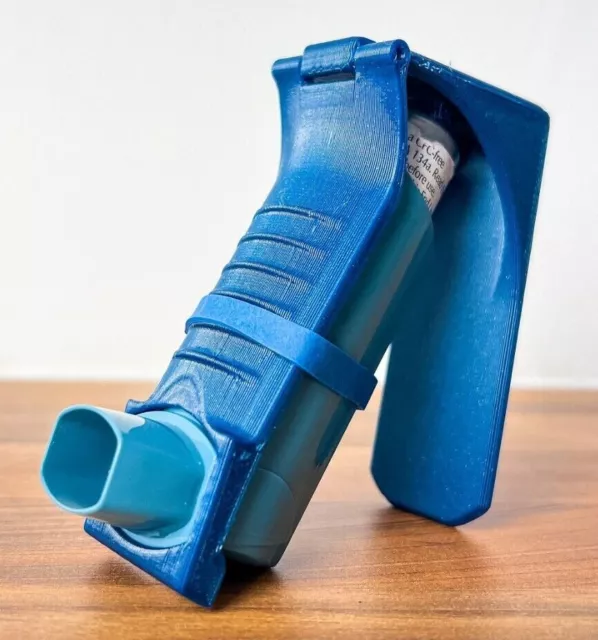 INHALER AID HALERMATE - for Tall Inhalers - Asthma, COPD, Arthritis £15 ...