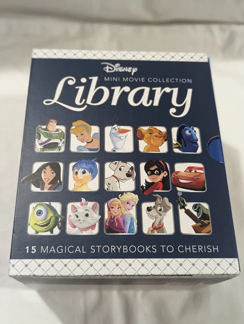 DISNEY MINI MOVIE Collection Library 15 Book Box Set Toy Story Frozen ...