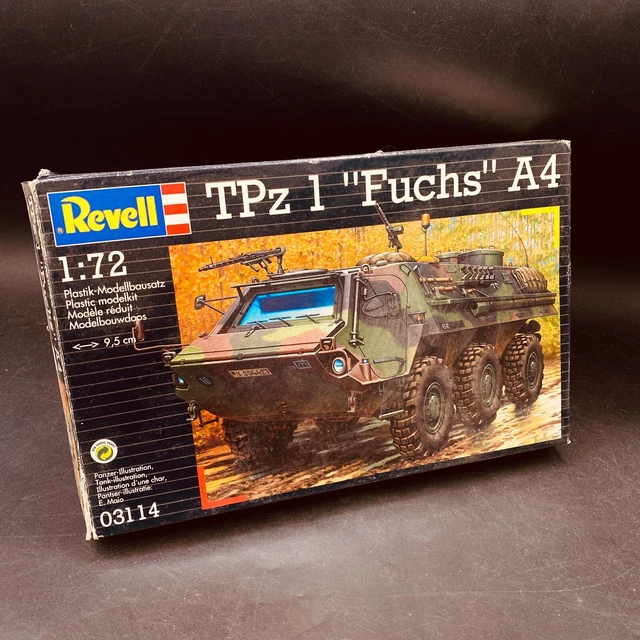 REVELL 03114 TPZ 1 "Fuchs" A4 Model Kit 1:72 Scale Opened Boxed Kit ...