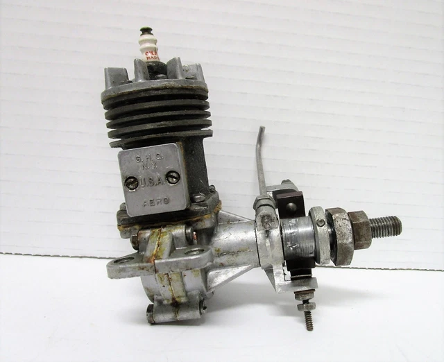 GHQ SPARK IGNITION Aero RC Airplane Engine Vintage Made In USA Untested ...