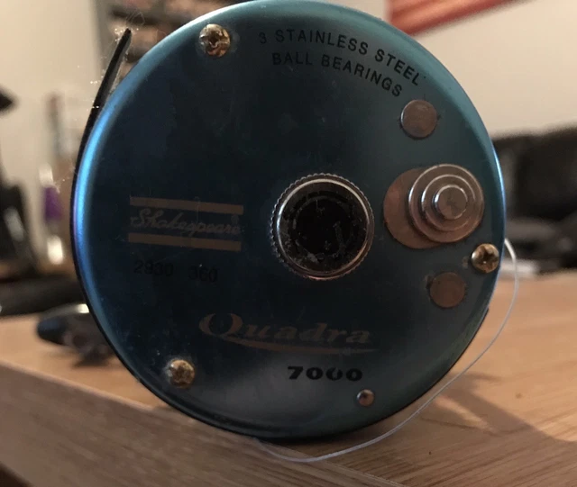 SHAKESPEARE QUADRA 7000 multiplier reel £5.00 - PicClick UK