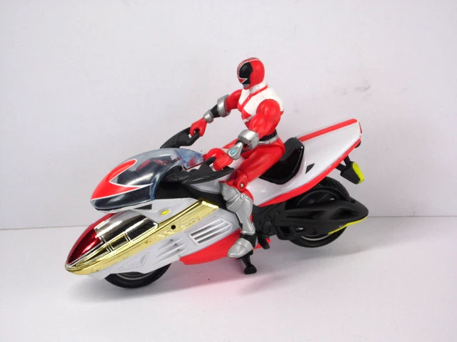POWER RANGERS TIME Force Vector Cycle Red Ranger Trip 2000 Bandai Toy ...