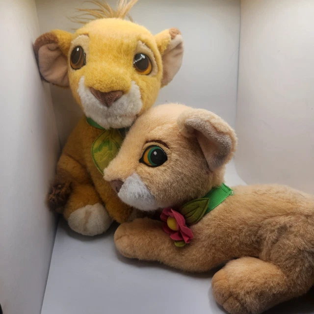 DISNEY LION KING 1993 Vintage Simba Nala Stuffed Animal Toys Plush ...