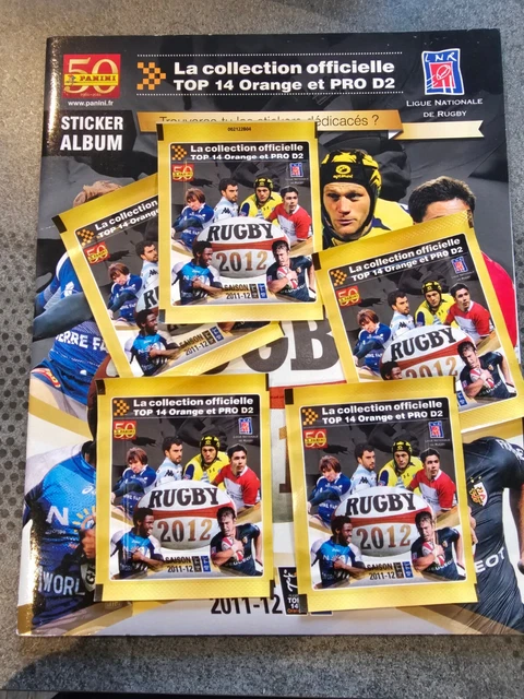 PANINI ALBUM VIERGE Rugby 2012 + 5 Pochettes Excellent Etat EUR 3,00 ...
