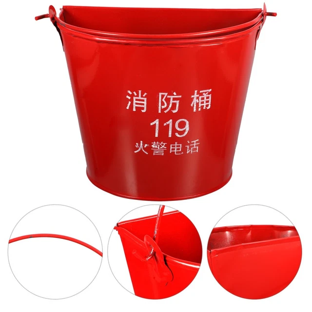 OUTDOOR FIRE PIT Tools Gas Station Sand Bucket Fire-fighting Equipment ...