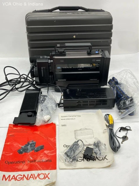 MAGNAVOX VHS VIDEO Movie-Maker Camera Model No. VR829GY01 W/ Original ...