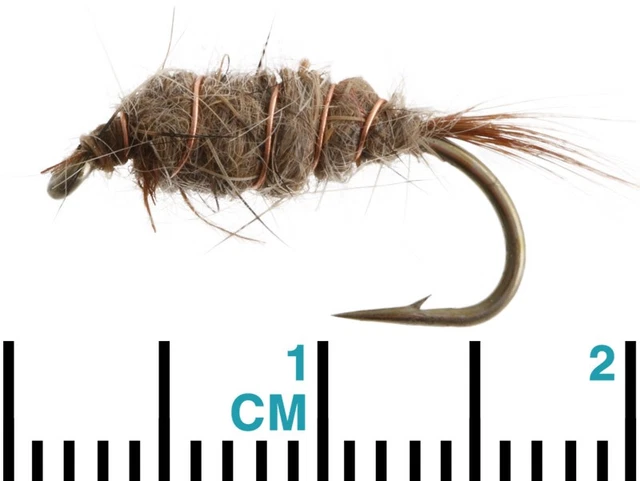BLACK MAGIC HARE and Copper Nymph Trout Fly A10 1.5cm $2.78 - PicClick AU