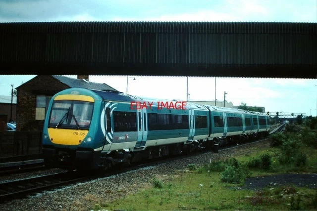 PHOTO CLASS 170 Turbo 3-Car Dmu No 170 106 Departing Burton-On-Trent Of ...