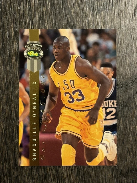 1992 CLASSIC FOUR Sport Gold Shaquille O'Neal Rookie Card #LP8 - HOF ...