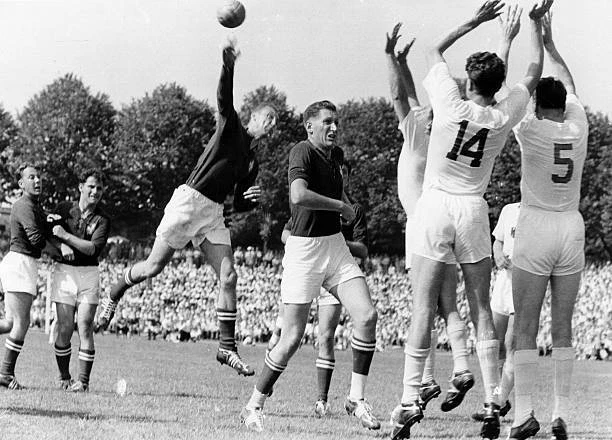 FINAL OF THE World Field Handball Championships in Germany Wes- 1955 ...