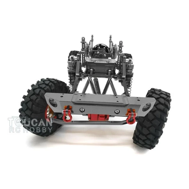 455MM RC CARS 1/10 AXIAL SCX10 CNC Rock Crawler Chassis Upgraded Tires ...