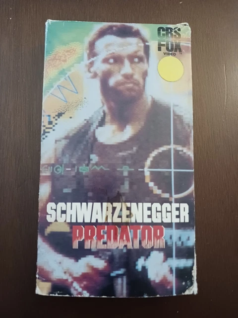 PREDATOR 1987 VHS Arnold Schwarzenegger Carl Weathers Classic Sci-Fi ...