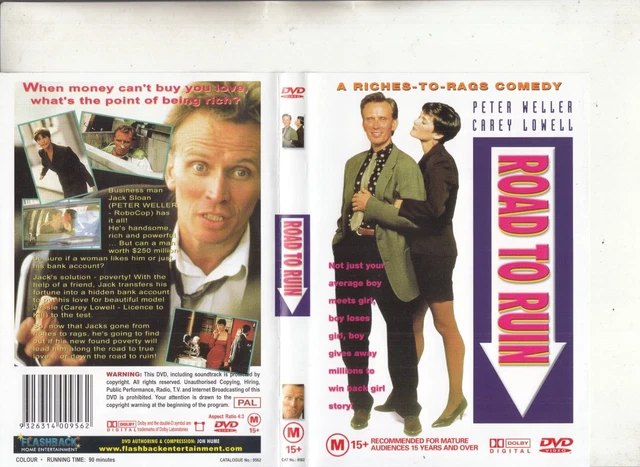 ROAD TO RUIN-1991-[PETER Weller]-Flashback Home Entertainment-Movie FHE ...