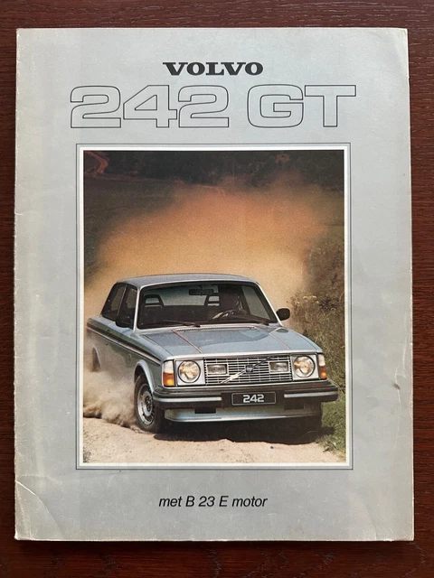 PROSPEKT / BROCHURE Volvo 242 GT MY 1979 selten ! rare ! EUR 6,50 ...