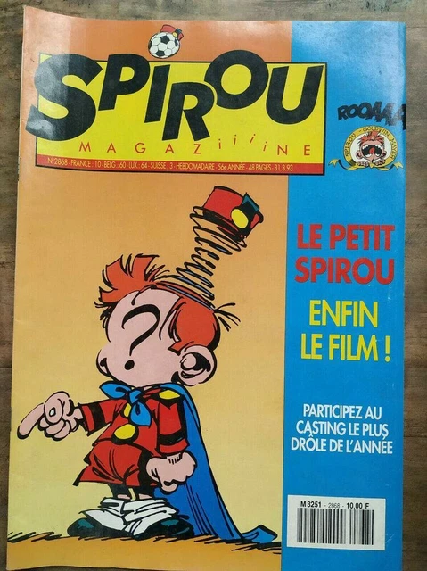MAGAZINE SPIROU N°2868/ Mars 1993 EUR 2,50 - PicClick FR