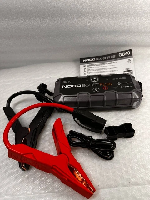 NOCO BOOST GB40: 1000A UltraSafe Jump Starter Power Pack – 12V Car ...