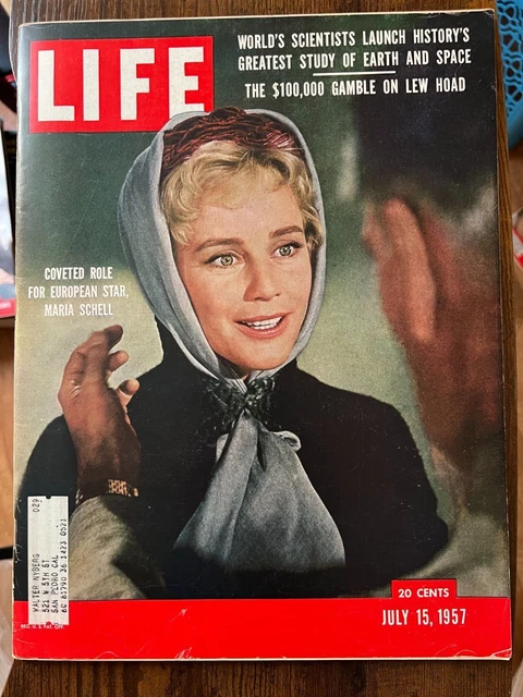 LIFE MAGAZINE JULY 15, 1957 Maria Schell Coveted Role European Star ...