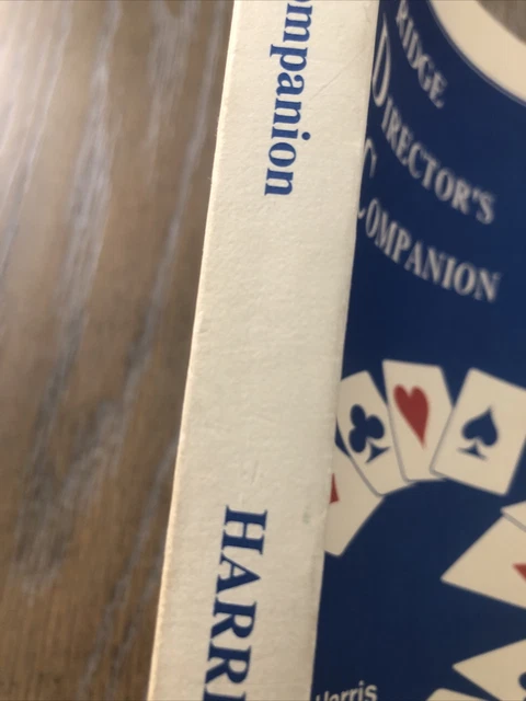 BRIDGE DIRECTOR'S COMPANION Larry Harris Devyn Press Revised Updated ...