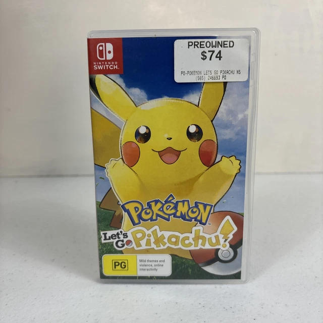 NINTENDO SWITCH GAME Pokemon Lets Go Pikachu $51.99 - PicClick AU