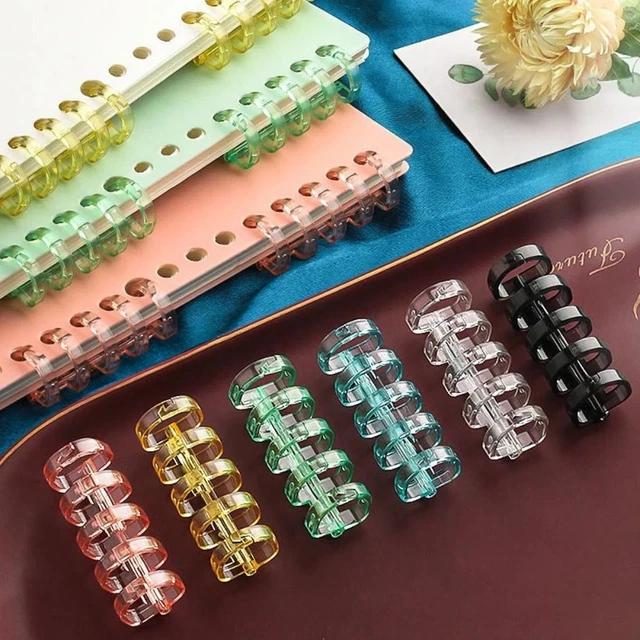 10PCS LEARNING CARDS Binder Rings Binding Combs for Scrapbook Photo ...
