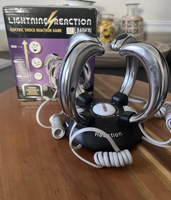 LIGHTNING REACTION RELOADED, Party Game, Electric Shock Reaction Game ...