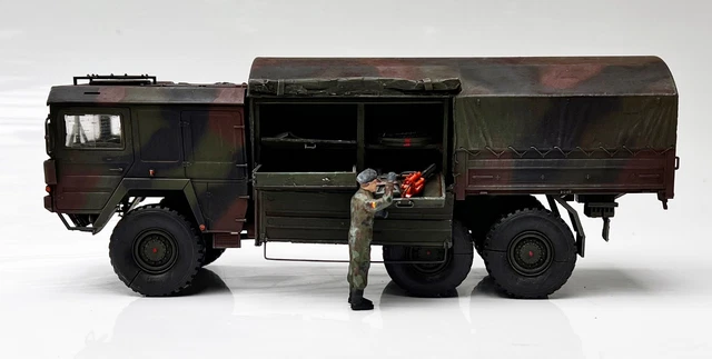 1:35 MAN 7T. Milgl 6x6 Truck LKW Revell Model Kit gebaut pro built Bw ...