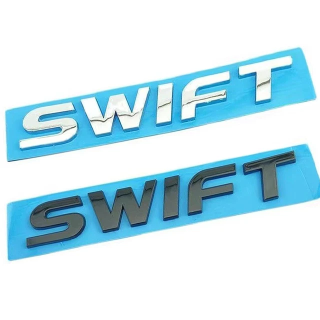 FÜR SUZUKI SWIFT Schriftzug Embleme Aufkleber Logo Flache Badge Auto ...